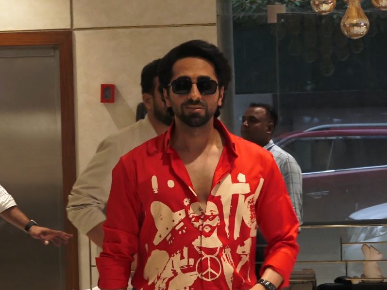 Ayushmann Khurrana attends 'An Action Hero' promotions: Check out his snaps