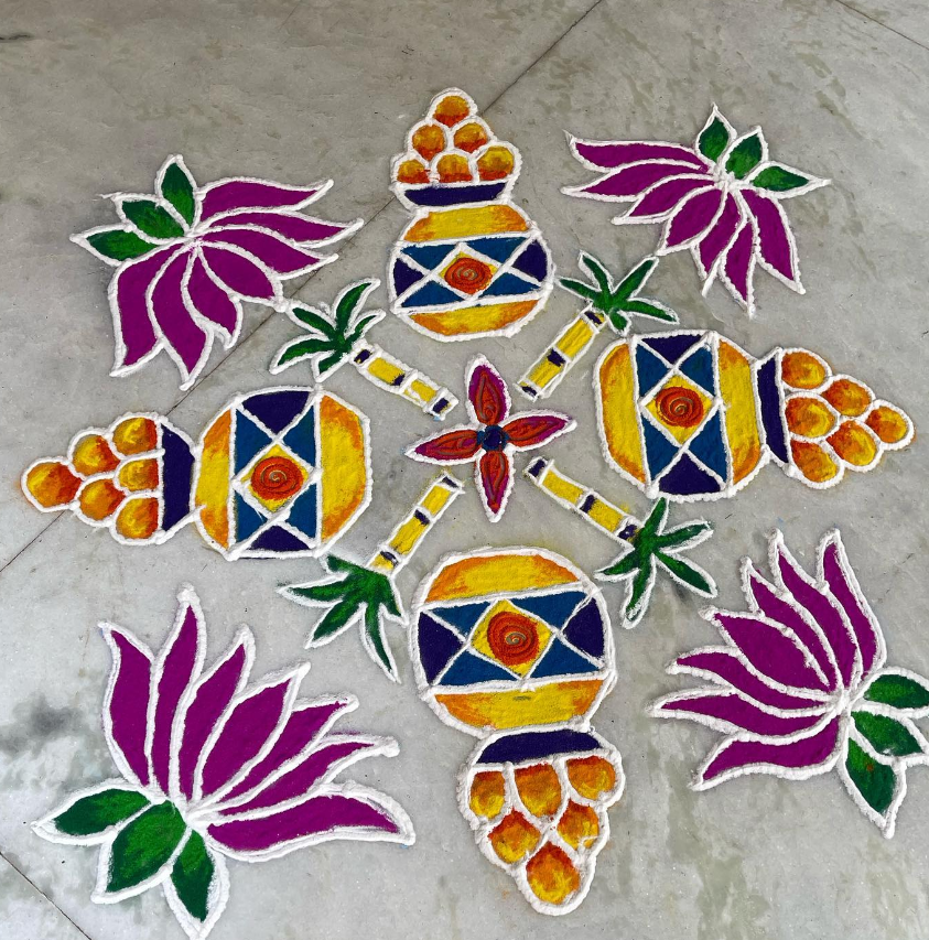 Pongal 2023: Trendy rangoli ideas that are aesthetic and easy to make