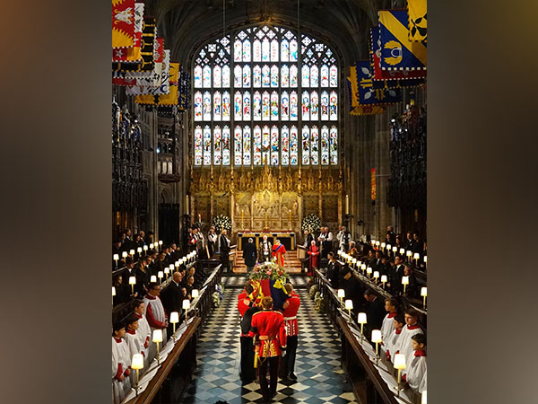 Queen Elizabeth II's coffin lowered into Royal Vault at Windsor Castle