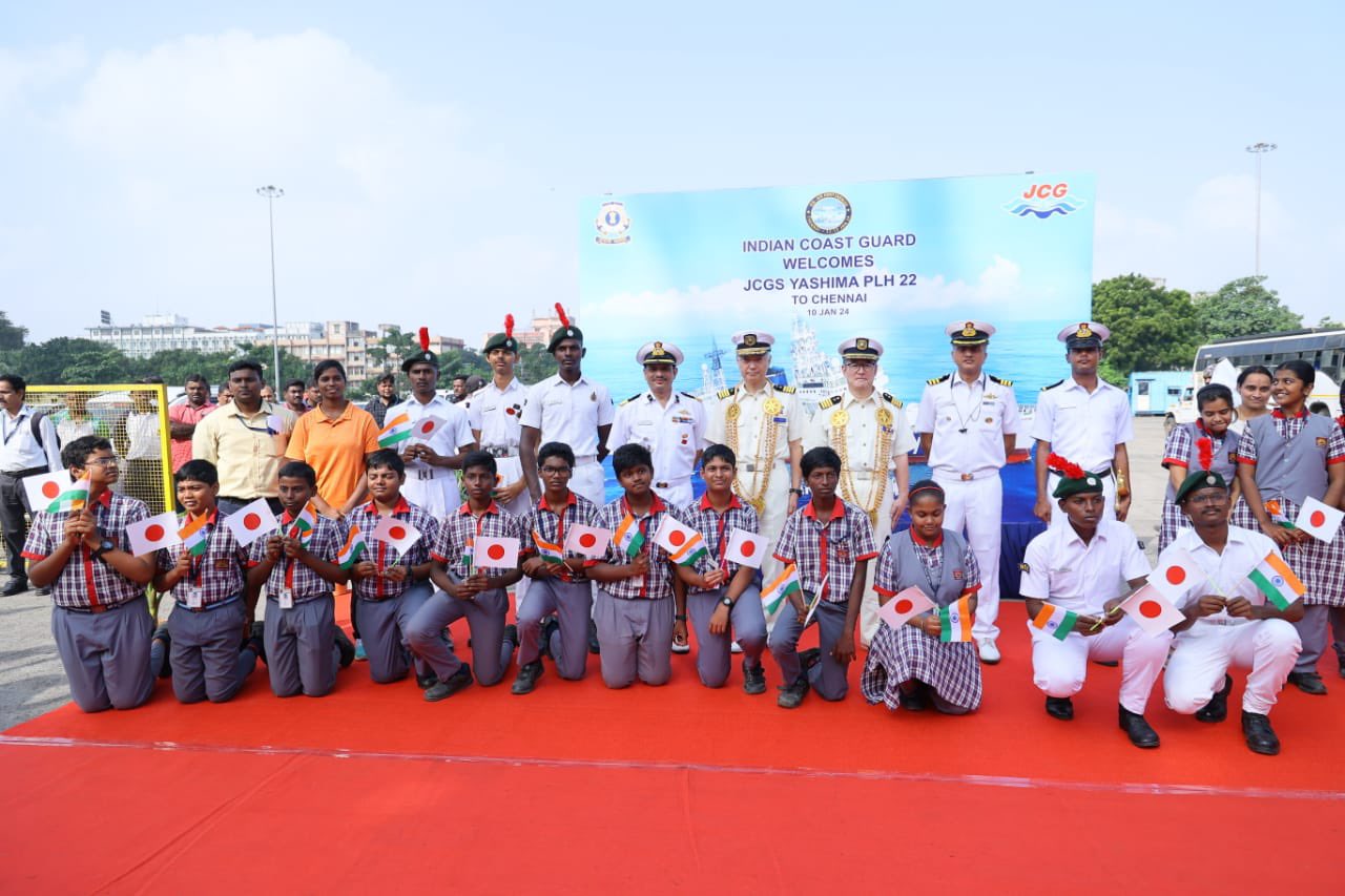 Japan's ship Yashima arrives in Chennai for joint exercise with Indian ...