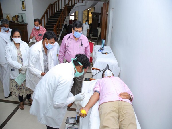 On eve of TRS formation day, donated blood to help Thalassemia patients ...