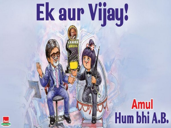 Amul pays creative tribute to Amitabh Bachchan for bagging Dadasaheb ...