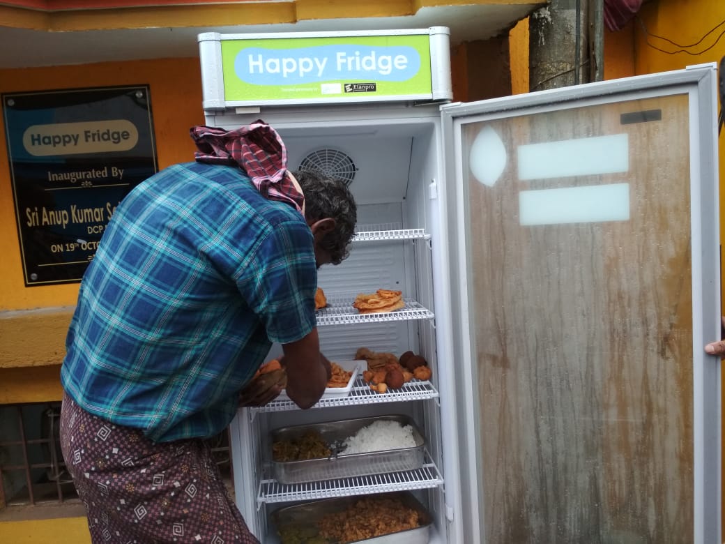 NGO installs 'Happy Fridges' to provide free food to poor, needy in ...