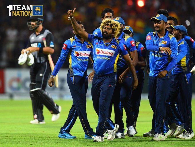 Malinga's fifer guides Sri Lanka to defeat New Zealand by 37 runs