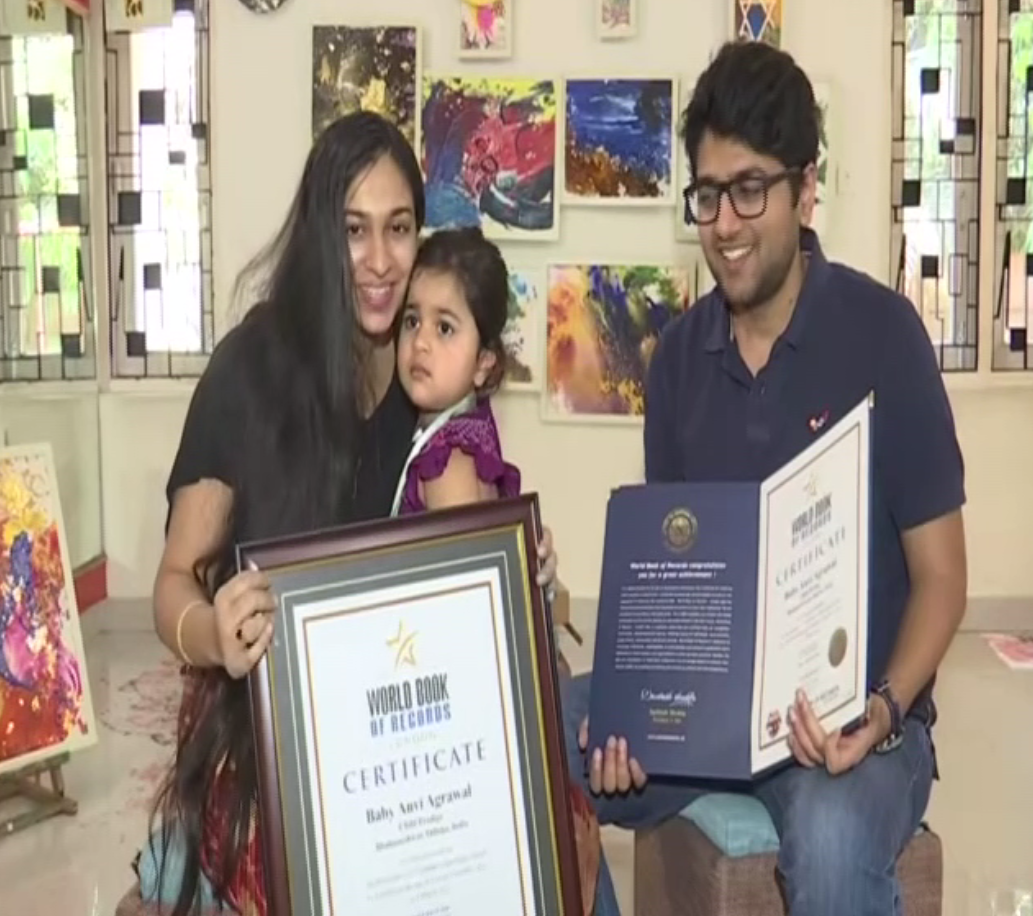Odisha 2 And Half year old Child From Bhubaneswar Sets World Record 