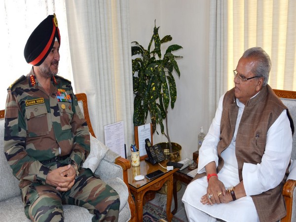 Northern Army Commander meets J-K Governor
